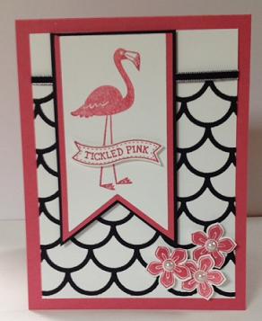 Flamingo Lingo -- Tickled Pink • Stamp With Peggy