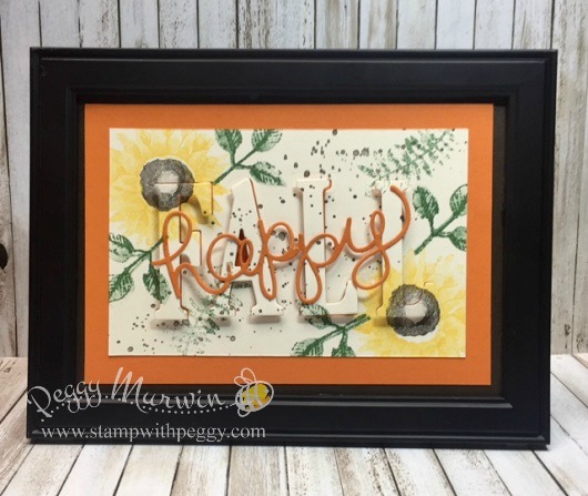 Happy Fall Eclipse Frame • Stamp With Peggy