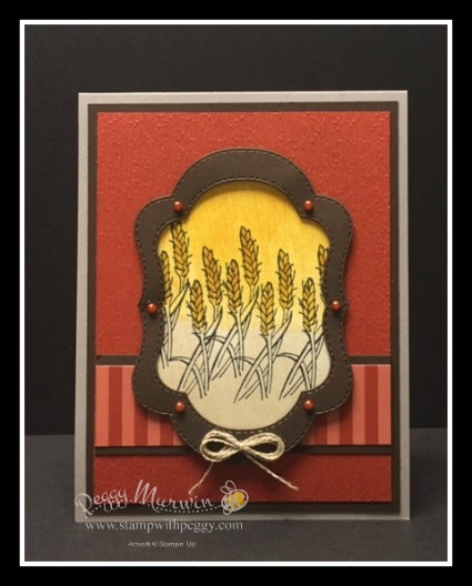 Blended Seasons Blowing Wheat Card • Stamp With Peggy