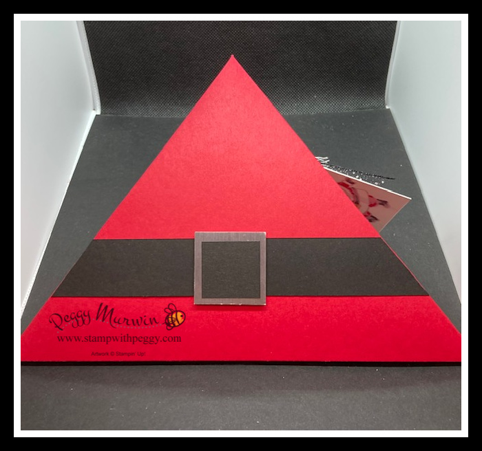 Fun Santa Triangle Box • Stamp With Peggy
