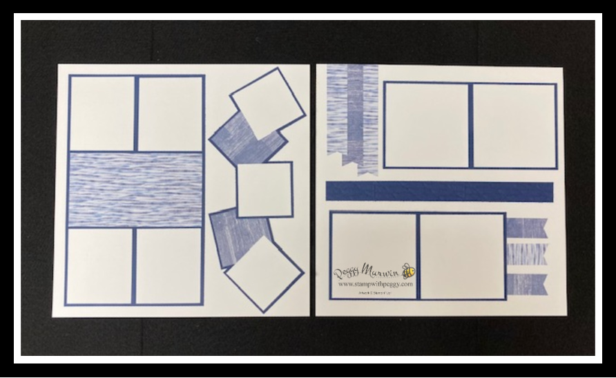 June Father's Day Scrapbook Pages • Stamp With Peggy