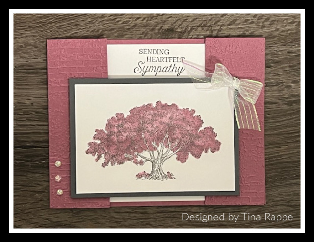 Loveliest Tree Missing Middle Sympathy Card • Stamp With Peggy